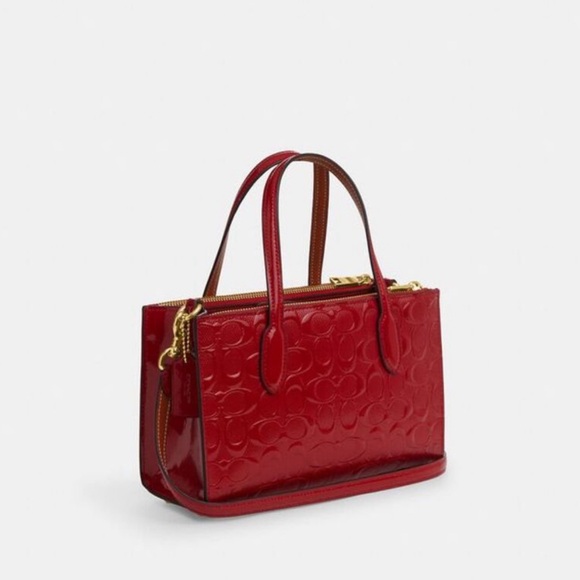 Coach | Bags | New Coach Nina Small Tote Bag In Signature Leather ...